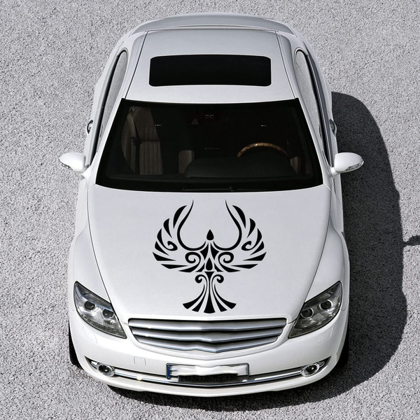 22" Tall Vinyl Decals for Car Hood Phoenix Bird Tattoo Sticker Art Any ...