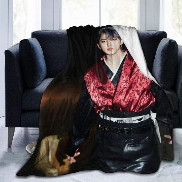 Stray Kids Changbin Colorful Ultra-Soft Micro Fleece Blanket 50"X40 ...
