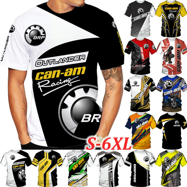 BRP Can-Am Motorcycle 3D Printed Racing T Shirt Unisex Personality Hip ...
