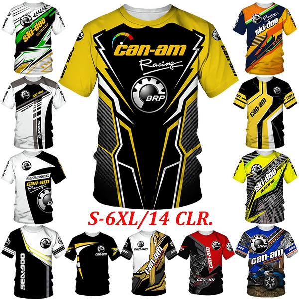 Unisex Fashion BRP CAN-AM Motorcycle 3D Printed T-shirt Racing Team ...