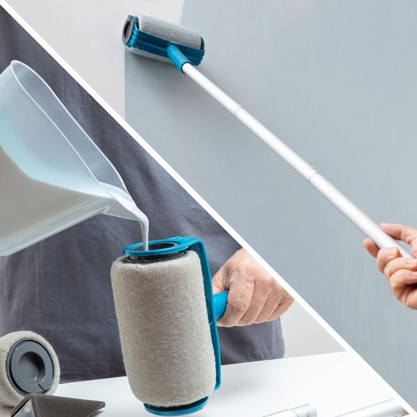 Set of refillable, Anti-drip Paint Rollers Roll'n'paint InnovaGoods 5 ...