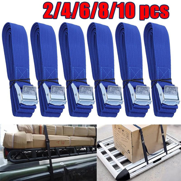 New Upgrated 3m Car Tension Rope Motorcycle Bike Lashing Rope Cargo ...