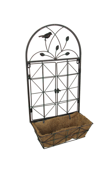 Rustic Metal Faux Window Frame Planter Hanging Wall Decor Farmhouse ...