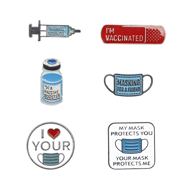 I Got My Covid-19 Vaccine COVID Vaccine Pin | Wish
