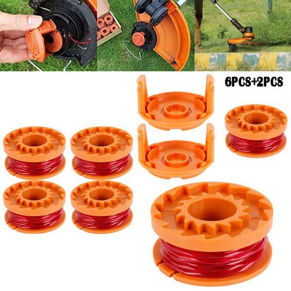 WORX WA0010 8-Pack Replacement Trimmer Line for Select Electric String ...