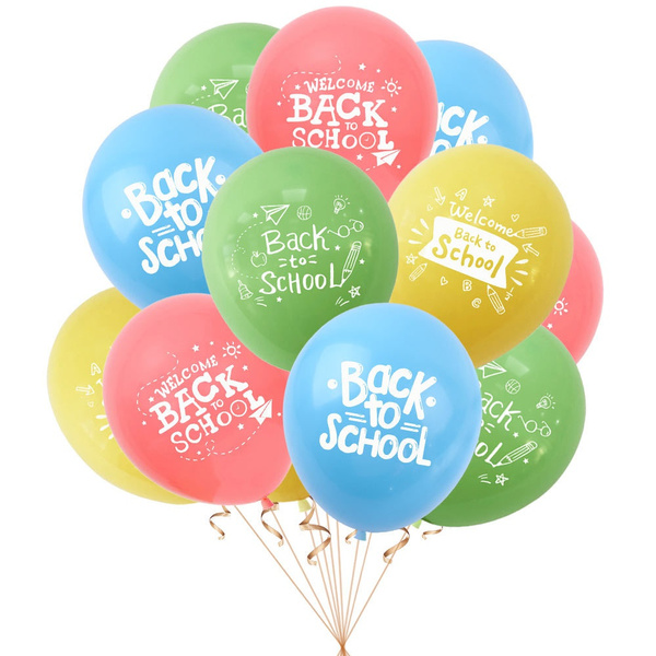 School Opens Theme Balloon Welcome Back To School Party Supplies ...