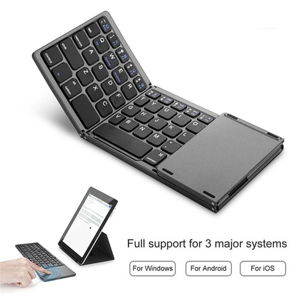 New Arrival Portable Tri Fold Wireless Touchpad Folding Bluetooth ...