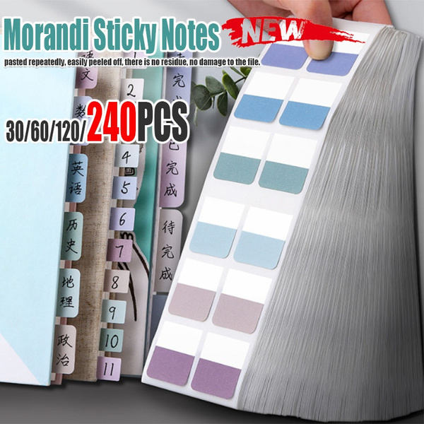 30/60/120/240PCS 3 Specifications Set Simple Novelty Notes Sticky Notes ...