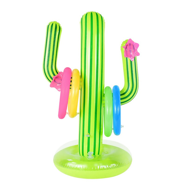 Outdoor Swimming Pool Accessories Inflatable Cactus Set Floating Pool ...