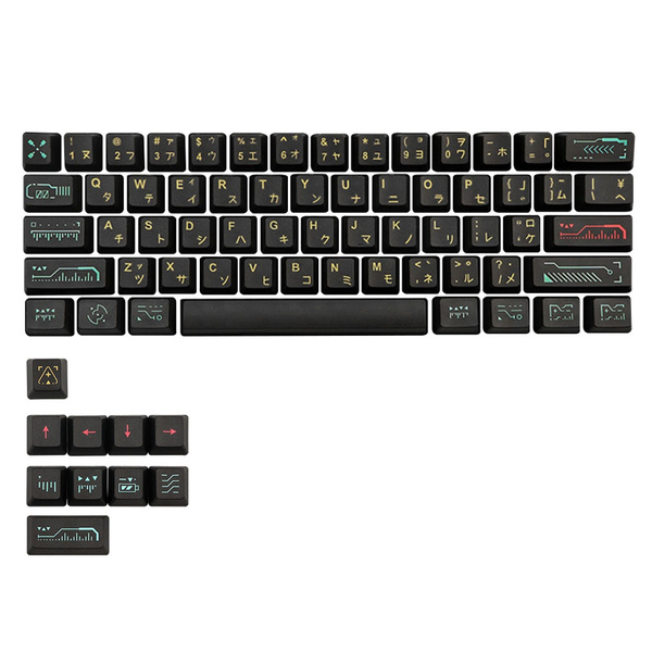 Custom Keycaps Suitable for RK61 Gans Alt61 Anne Pro GH60 iquix ...