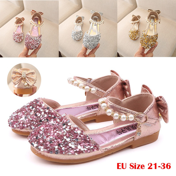 Children Party Leather Shoes New Girls PU Kids Shoes Dance Dress Girls ...