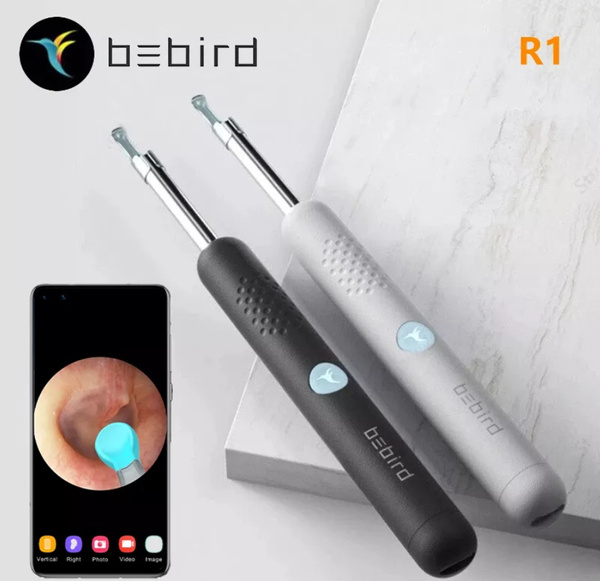 Bebird R1 3.5mm 2.0MP IP67 HD Visual Ear spoon Smart 1080P Wireless Ear ...