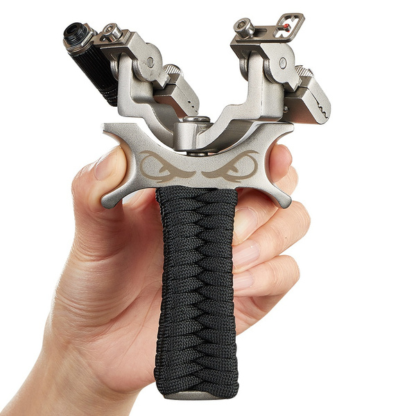 Huwairen Rotating Flying Eagle Slingshot Stainless Steel Rotating Bow ...