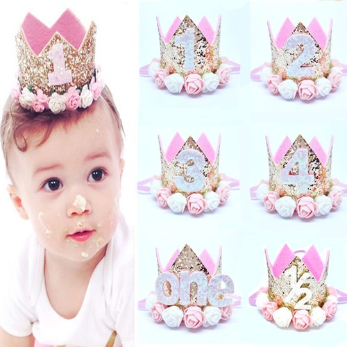 Happy First Birthday Party Hats Decor Cap One Birthday Hat Princess ...