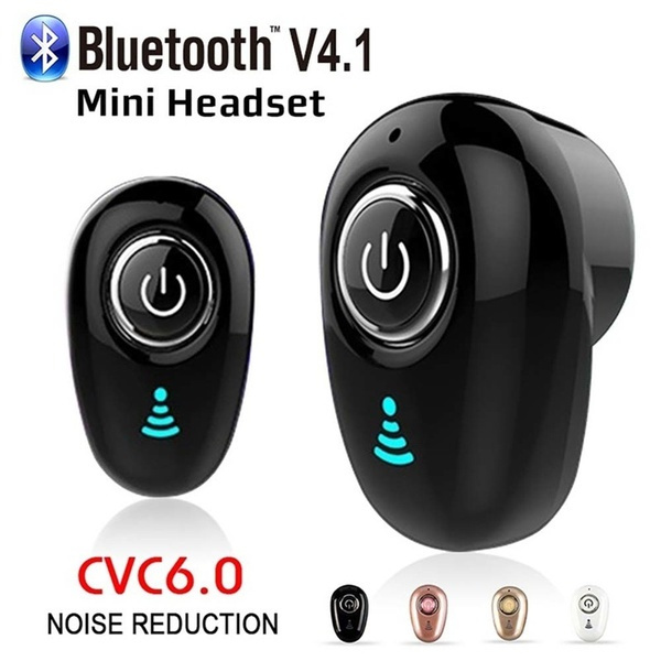 Mini Headphones Bluetooth Headset Invisible Wireless In-Ear 4.1 Stereo ...