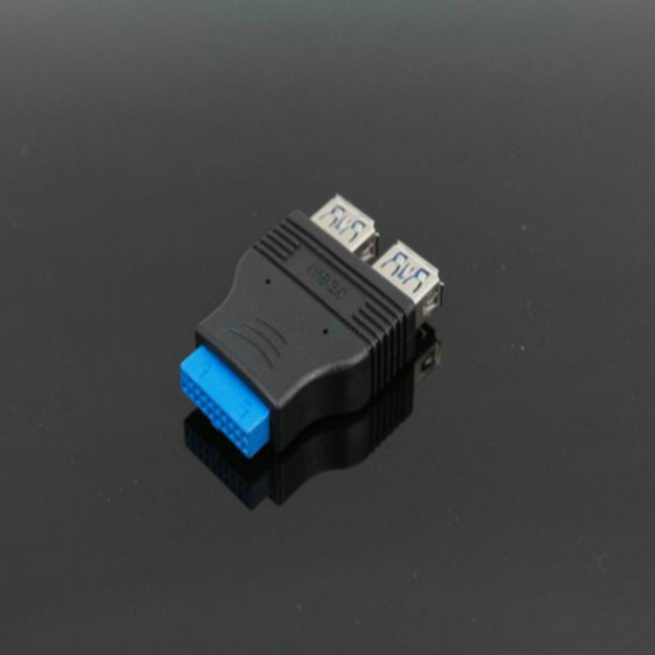 Dual Port USB 3.0 to Motherboard Mainboard Internal 20pin Header ...