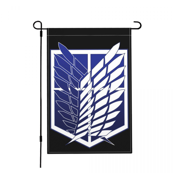 Attack On Titan Double Sided Premium Garden Flag, Fashion Novelty ...