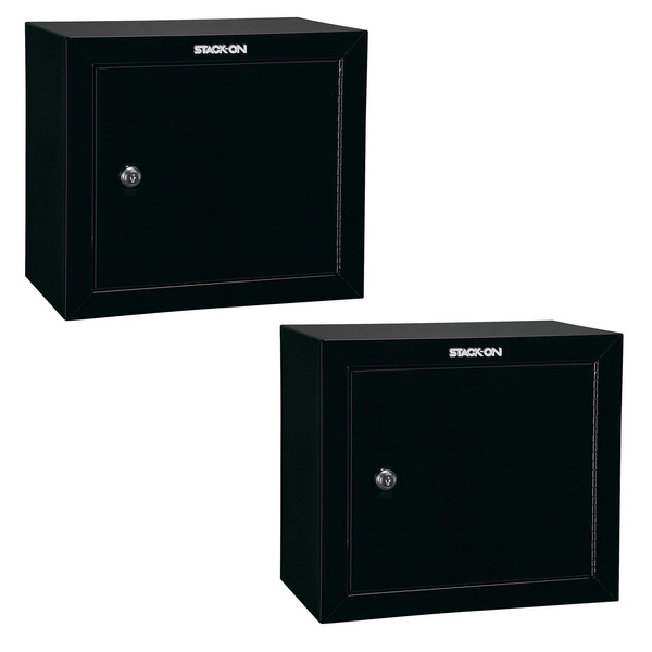 Stack On Stackable Locking 15 Inch Steel Pistol and Ammo Cabinet Safe ...