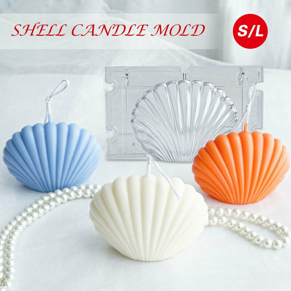 3D Shell Candle Mold Handmade Scallop Soap Crafts Making Seashell ...