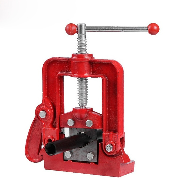 Thickened Reinforced Pipe Clamp 2# Pipe Pipe Bench Vice Pipe Pressure ...