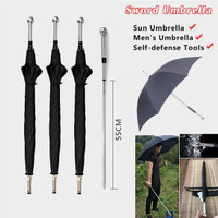 2021 New Fashion Samurai Umbrella, Black Sun Umbrella Self-defense ...