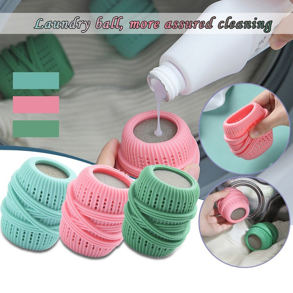 Reusable Laundry Washing hine Tumble Dryer Cleaning Balls Cleaner | Wish
