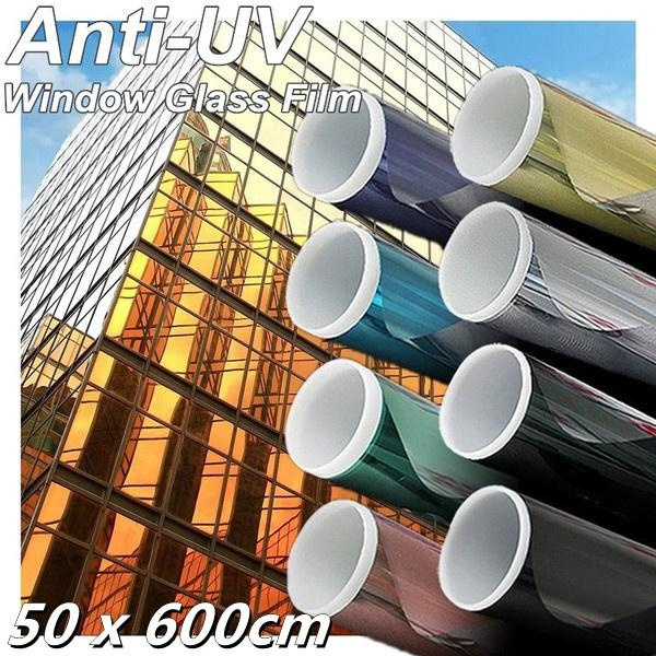One Way Mirror Window Film Self-adhesive Reflective Privacy Glass Tint ...