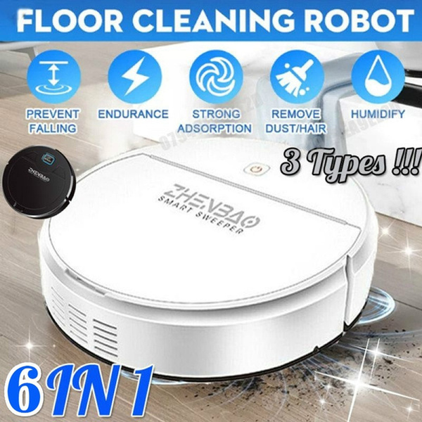 2022 NEWEST 6 IN 1 Smart Vacuum Cleaner Intelligent Floor Cleaning ...