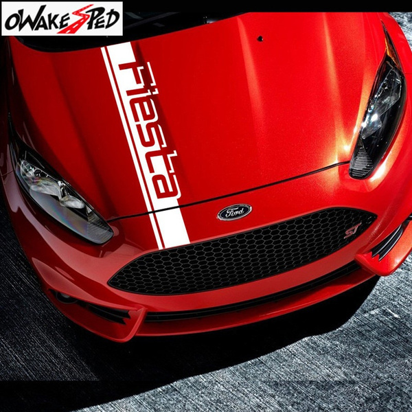 Car Sticker For Ford Fiesta RS ST Line Limited Edition Car Hood Bonnet ...
