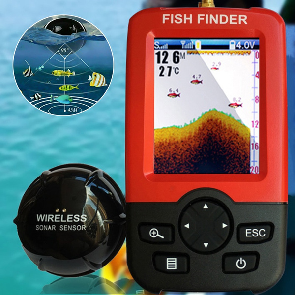 New Arrival 100M Wireless Smart Fish Finder Rechargeable Sonar Sensor ...