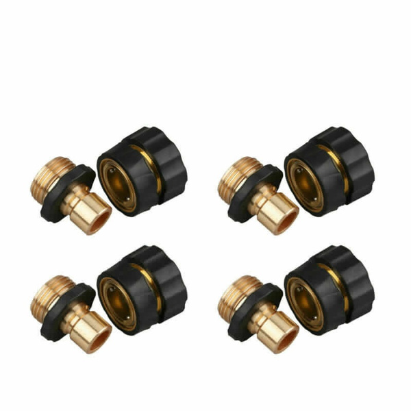 Garden Hose Coupling Quick Connector Male and Female Sleeve | Wish