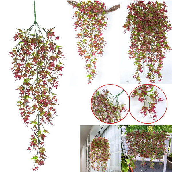 1/3Pcs 78Cm Artificial Hanging Vine Leaves Artificial Hanging Silk ...