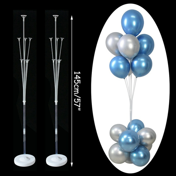 2 set Floor Balloons Flow Stand Plastic Balloon Column Base | Wish