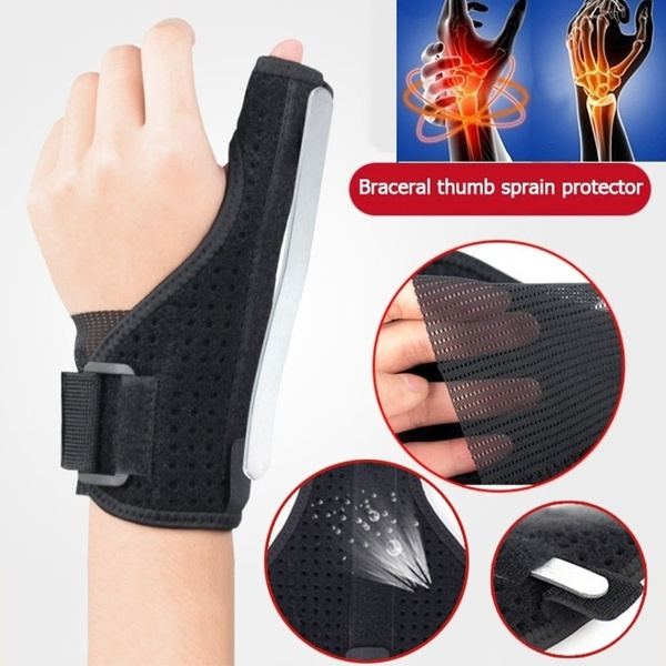 Elastic Thumb Wrap Hand Palm Wrist Brace Splint Support Arthritis Pain ...