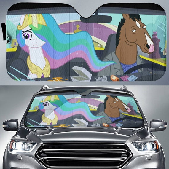 Bojack Horseman Cartoon Bojack Horseman driving car with the horny ...