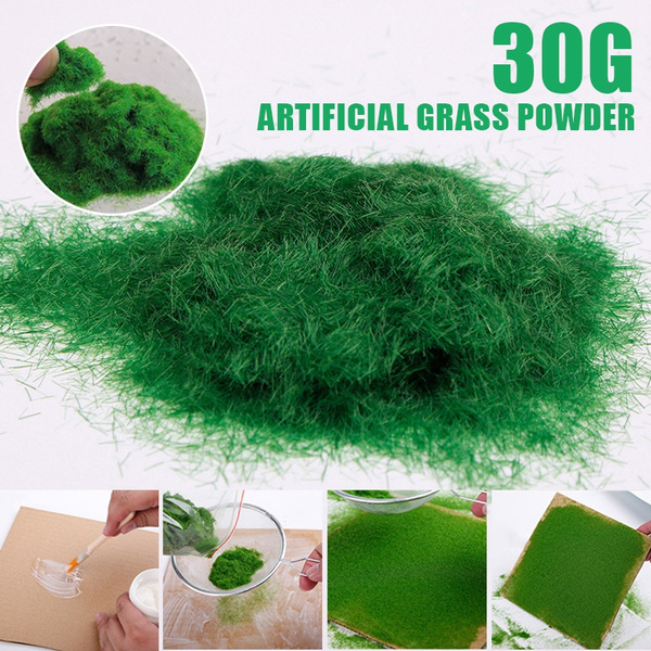30g Sand Table Artificial Grass Powder Scenery Simulation 1 Bag DIY ...