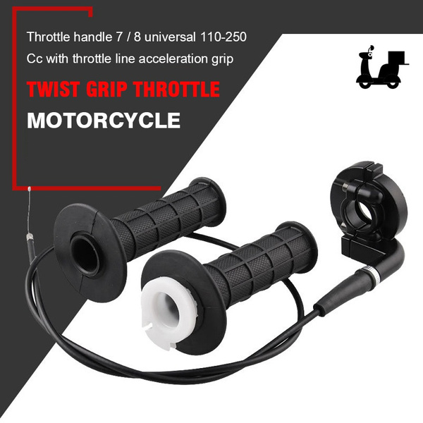 NEW portable Universal 22mm Motorcycle Throttle Grips Handlebar With ...