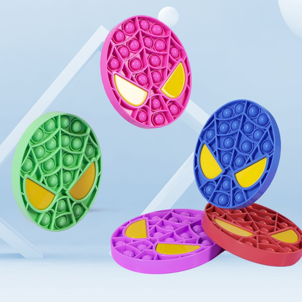 Push Pop Fidget Toy Push Pop Bubble Sensory Silicone Tool Stress Relief ...