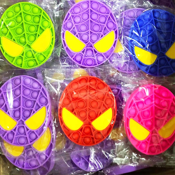 Push Pop Fidget Toy Push Pop Bubble Sensory Silicone Tool Stress Relief ...