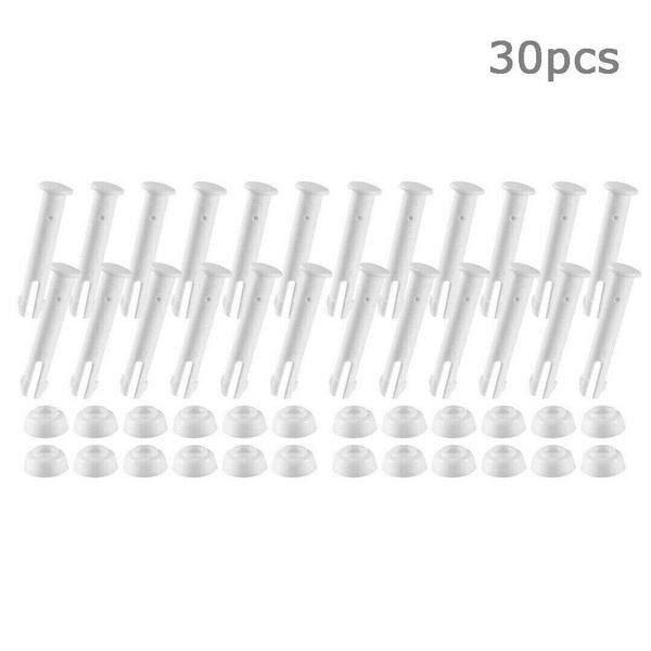 30Pcs 6cm Plastic Pool Joint Pins Set Rubber Seals Pool Replacement ...