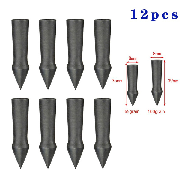 12pcs Archery Arrow Tips Arrowheads Broadhead 100 grain Hunting Arrow ...