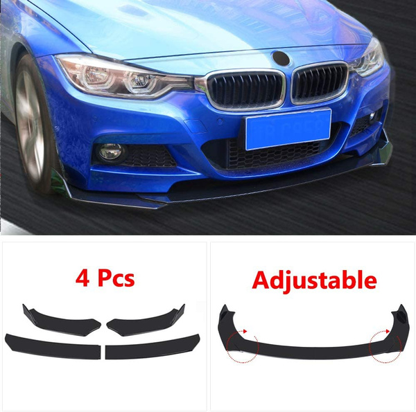 Universal Front Bumper Lip Chin Spoiler ABS Front Bumper Lip Sopiler ...