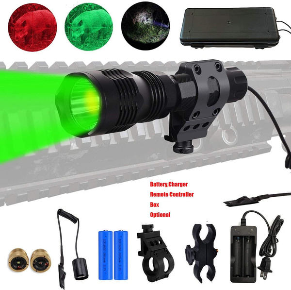 LED Flashlight Tactical Flashlight Predator Light with Interchangeable ...