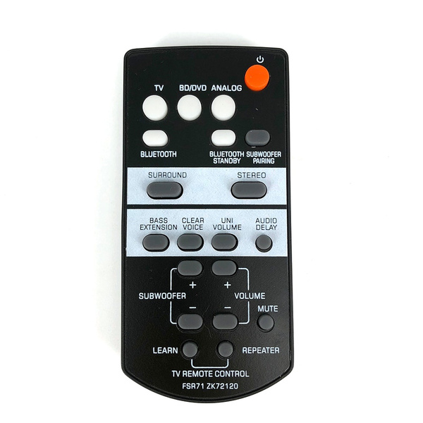FSR71 ZK72120 Remote Control For YAMAHA Sound Bar System YAS203 YAS-203 ...