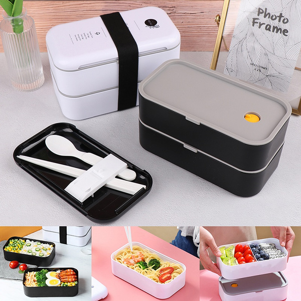 1 Pcs lunch box eco friendly food container bento Microwave heated ...