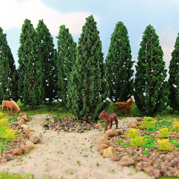 Model Pine Trees 1:25-100 Green Models Landscape Layout For HO N O G ...