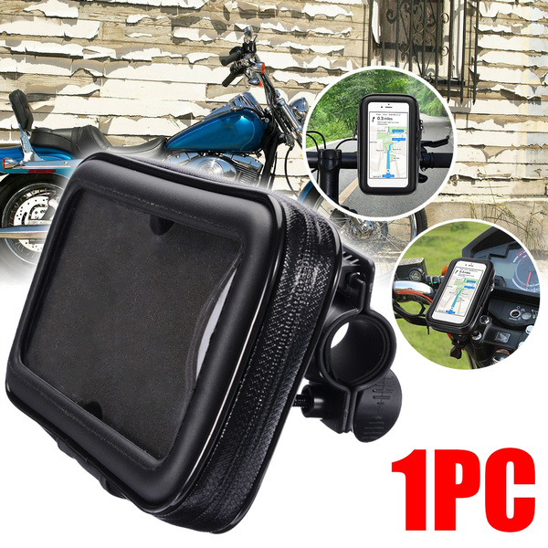 Motorcycle Bike Bicycle Waterproof Phone GPS Case Bag Handlebar Mount ...