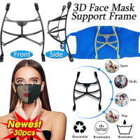 30 Pack Face Mask Support Frame Plastic Insert for Cloth Mask Adult ...