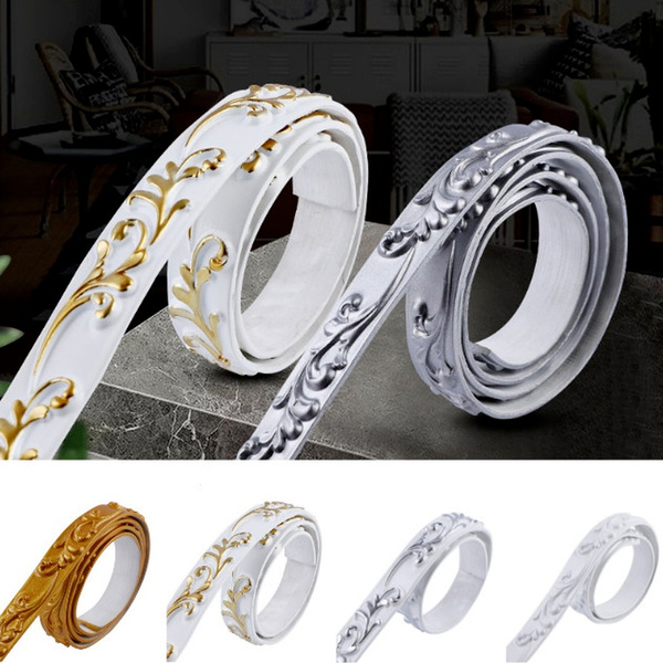 Self-adhesive Frame Mold Wall Border Skirting Waist Line Embossment ...