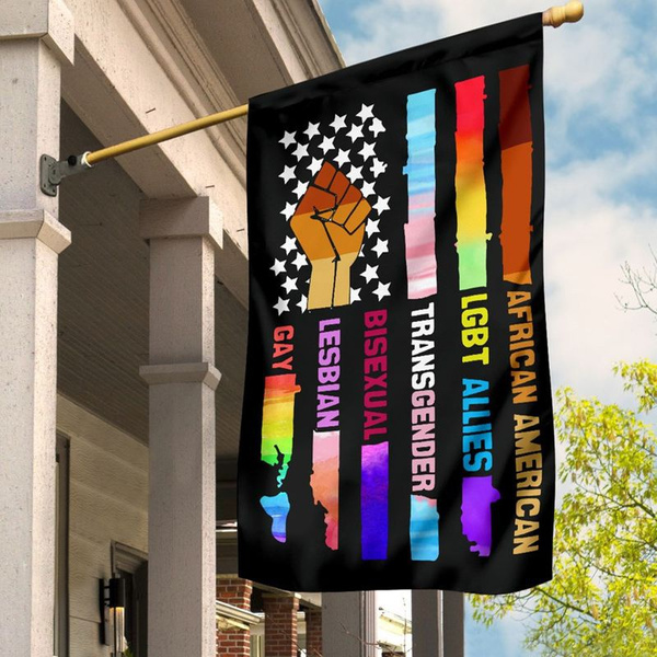 LGBT Flag, LGBT America Flag, LGBT Bisexual Flag, Bisexual Party Lawn ...